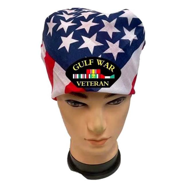 Gulf War Veteran USA Flag Bandanas