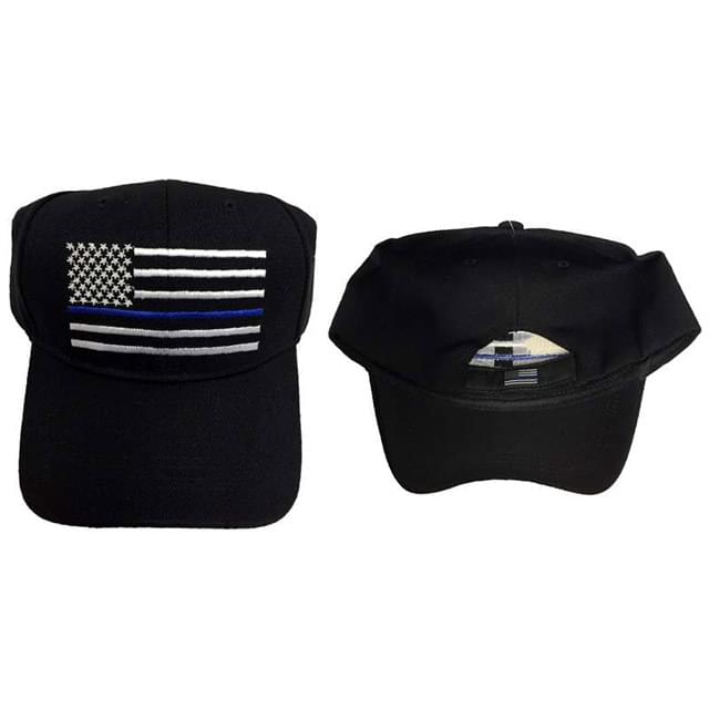 Thin Blue Line USA Flag Baseball Caps