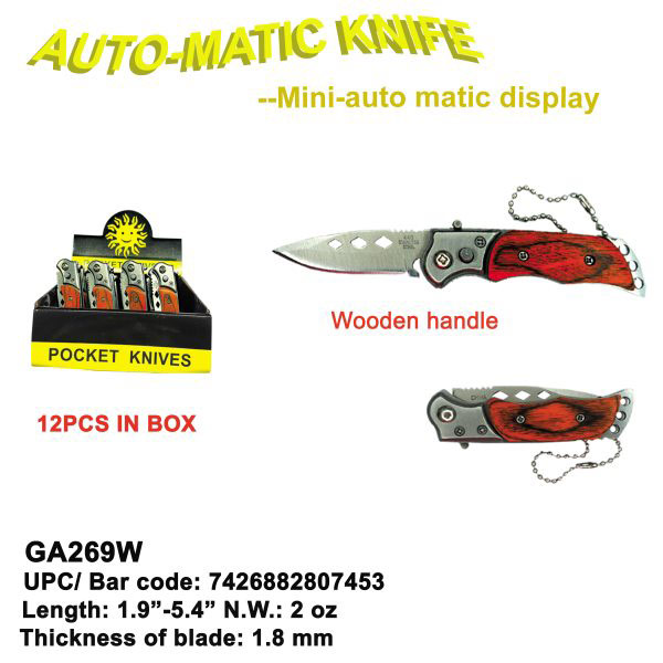2" Blade Mini Automatic Switchblade Knife Display Set
