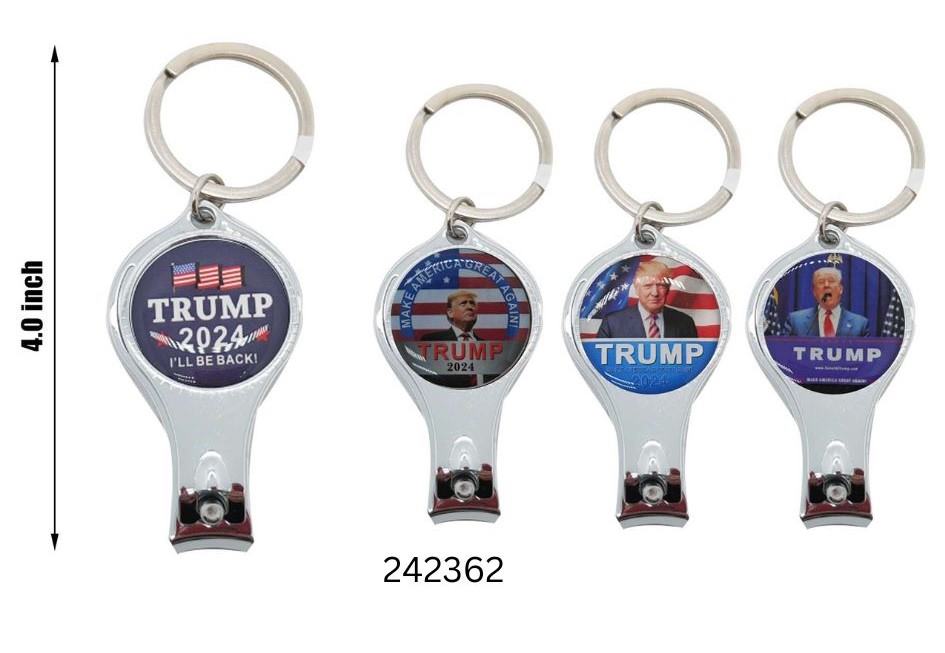 Trump Nail Clipper Keychains