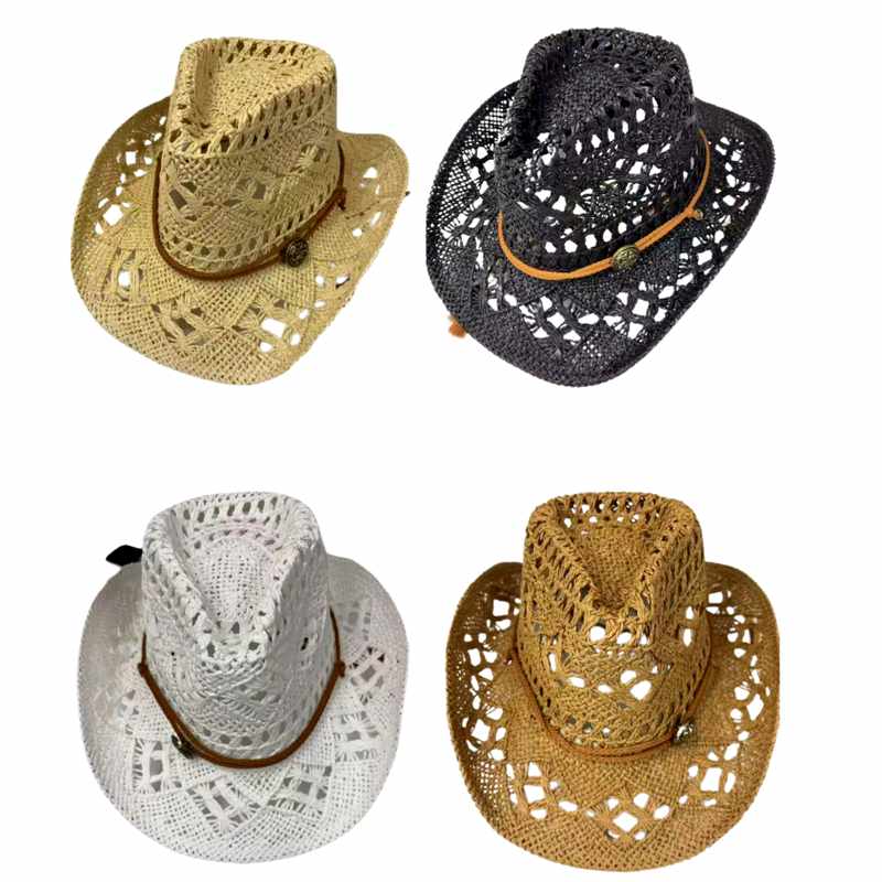 Classic Woven Cowboy Hats - Assorted