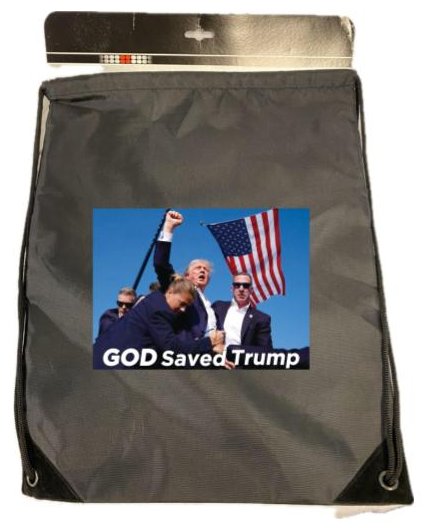 Trump 2024 "God Saved Trump" Backpacks